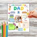 All About My Dad Coloring Page - Printable Father’s Day Activity, Kids ...
