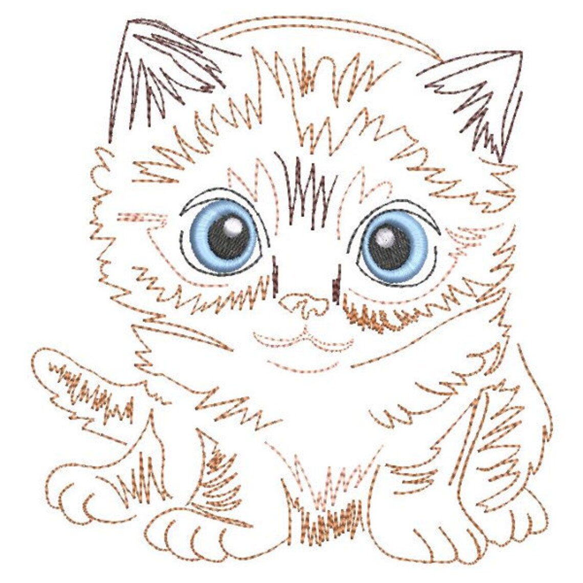CUTE KITTENS (6inch) - 10 Machine Embroidery Designs Instant Download ...
