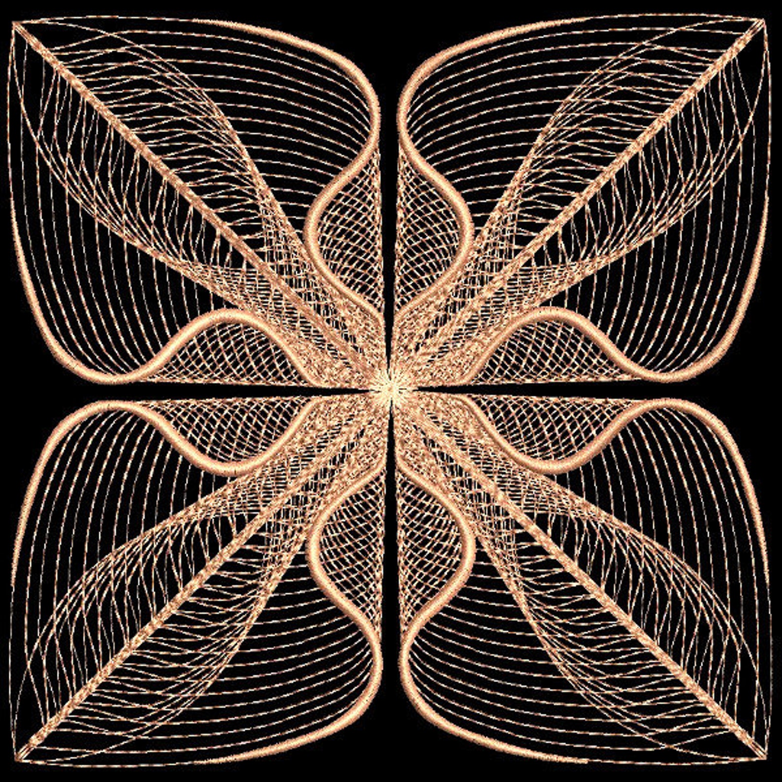 ELEGANT RIPPLE DESIGNS (6inch) - 10 Machine Embroidery Designs Instant ...
