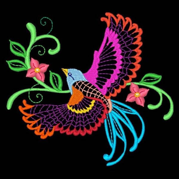 LACE BIRDS 5inch 10 Machine Embroidery Designs Instant - Etsy