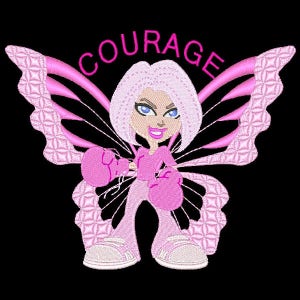 TUFF ENUFF to Wear PINK (5inch) - 10 Machine Embroidery Designs Instant ...