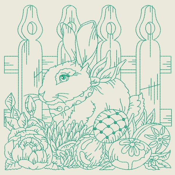 BEAUTIFUL EASTER BORDERS (4inch) - 10 Machine Embroidery Designs ...