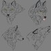 MYSTICAL WOLVES 6inch 20 Machine Embroidery Designs Instant Download ...