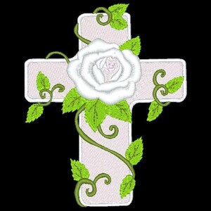 FLORAL CROSSES (3inch) - 10 Machine Embroidery Designs Instant Download ...