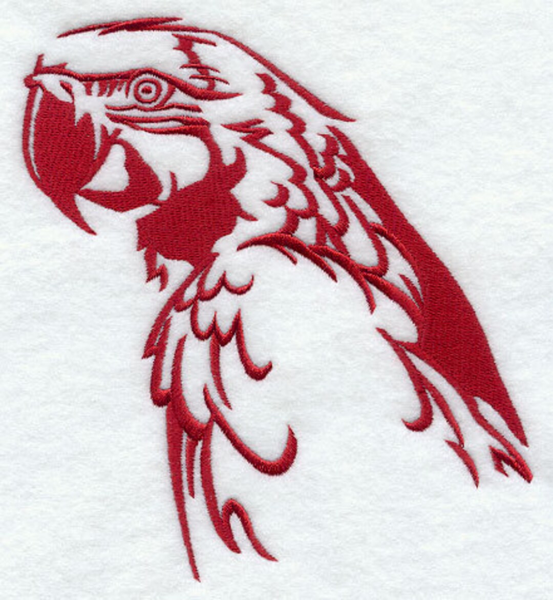 SAFARI MACAW Machine Embroidery Quilt Block azeb - Etsy