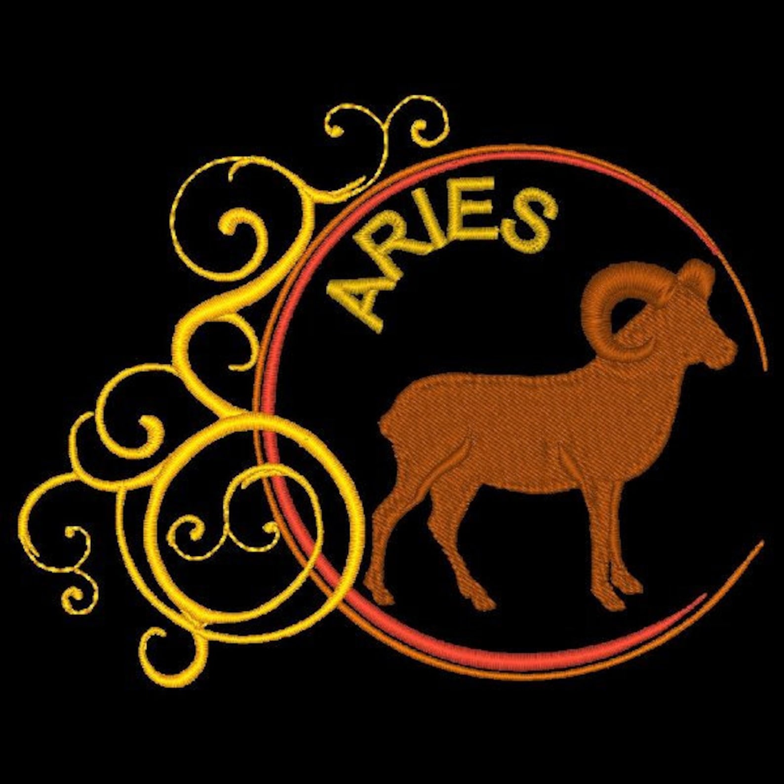 ZODIAC 4inch 12 Machine Embroidery Designs Instant - Etsy