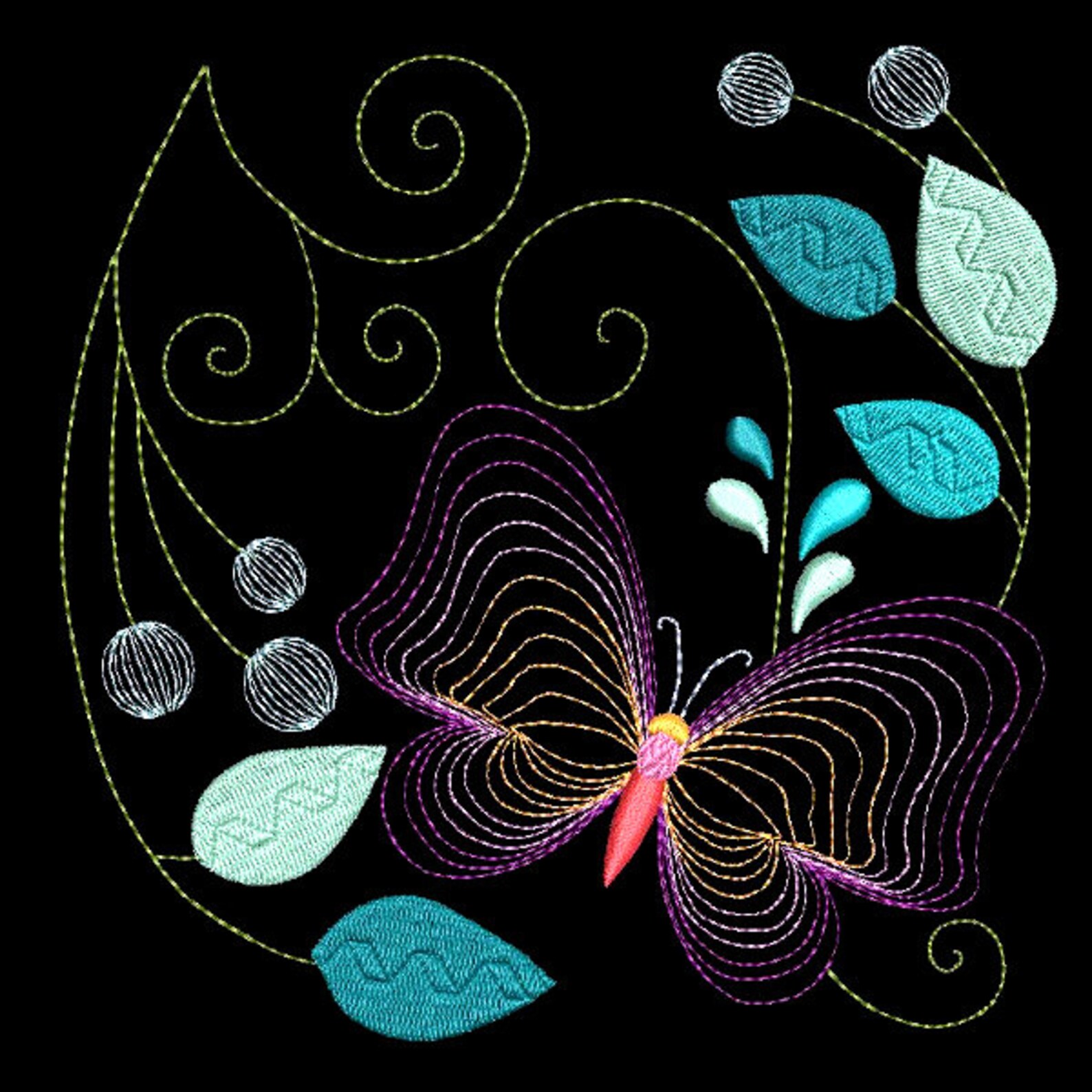 LIGHT & AIRY FLUTTERBYS (4inch) - 10 Machine Embroidery Designs Instant ...