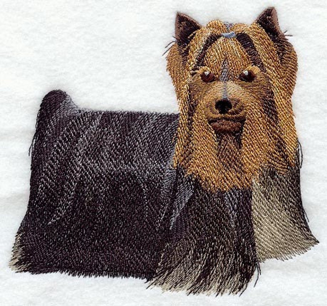 YORKSHIRE TERRIER Machine Embroidered Quilt Blocks AZEB - Etsy