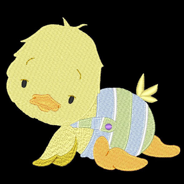 SÜßE BABY Entchen 4 Zoll 10 Maschine Stickerei Designs - Etsy.de