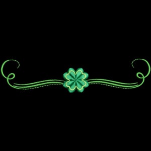 LUCKY BORDERS (4inch) - 10 Machine Embroidery Designs Instant Download ...