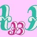 WEDDING MONOGRAM SEVEN - 78 Machine Embroidery Font Designs Instant ...
