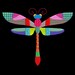 PATCHWORK DRAGONFLIES (5inch) - 24 Machine Embroidery Designs Instant ...