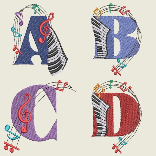Musical Alphabet - Etsy