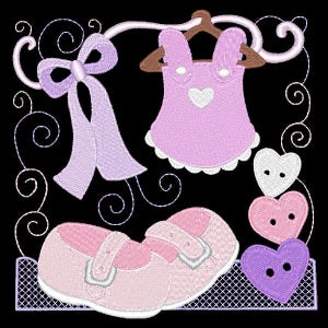 MY BABY GIRL (5inch) - 12 Machine Embroidery Designs Instant Download ...