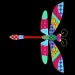 PATCHWORK DRAGONFLIES (4inch) - 24 Machine Embroidery Designs Instant ...