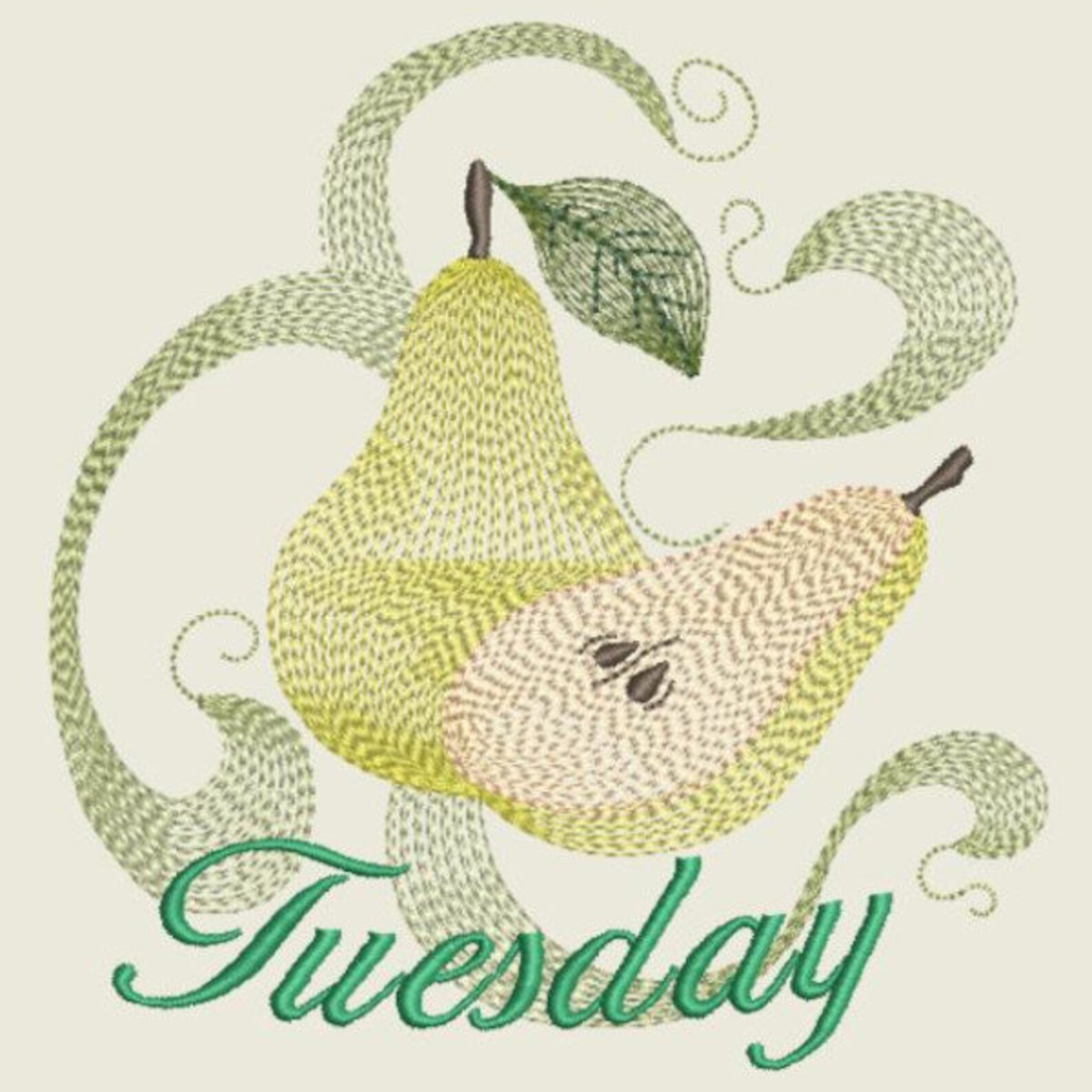 DOTW RIPPLE FRUIT 6inch 7 Machine Embroidery Designs - Etsy