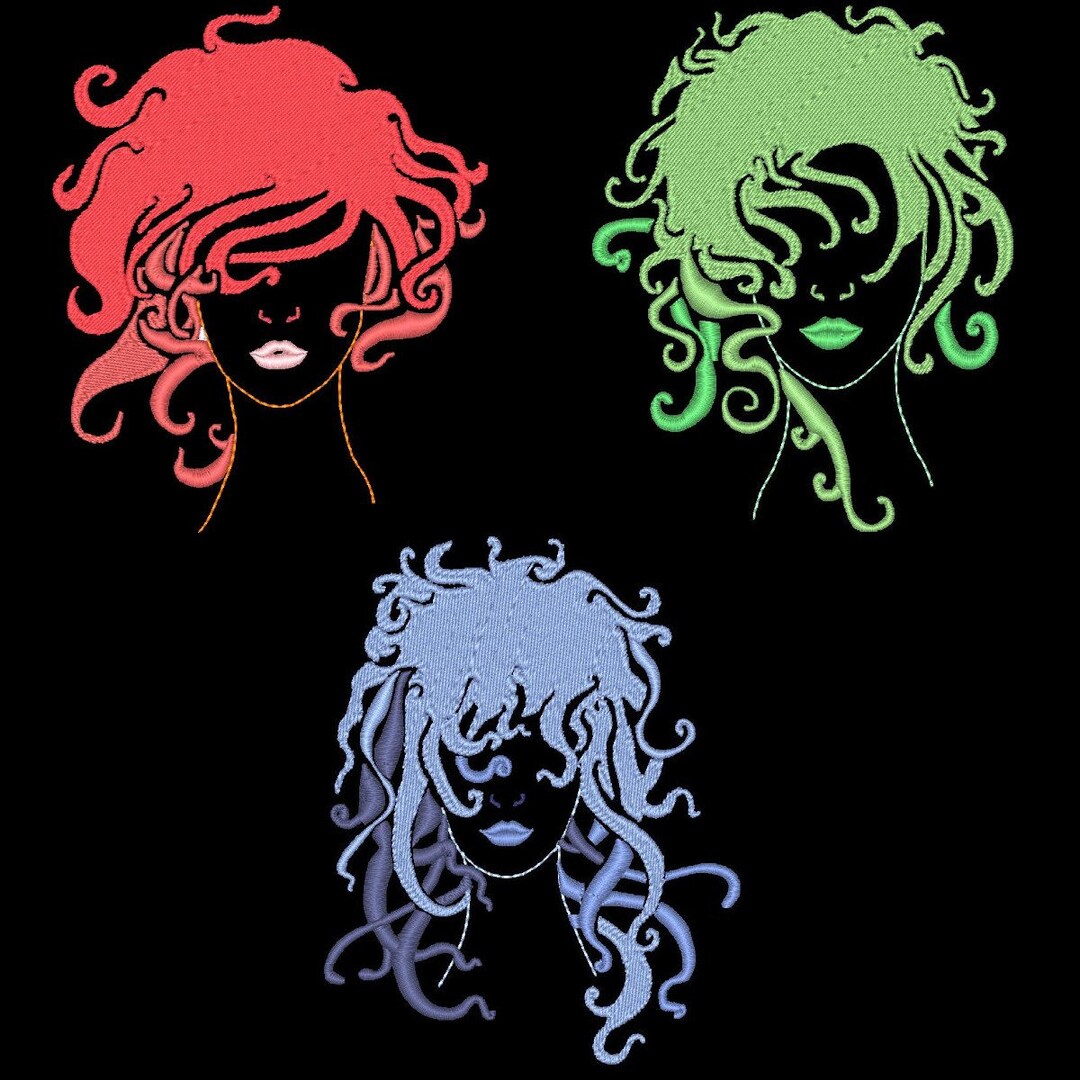 TOP FASHION MODEL (5inch) - 10 Machine Embroidery Designs Instant ...