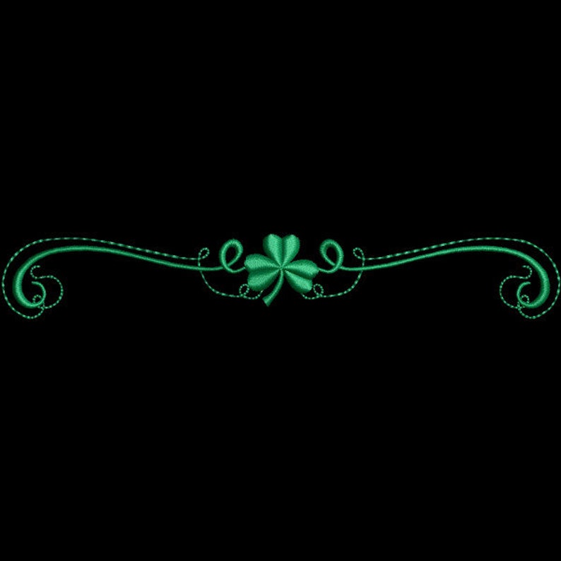 LUCKY BORDERS (5inch) - 10 Machine Embroidery Designs Instant Download ...