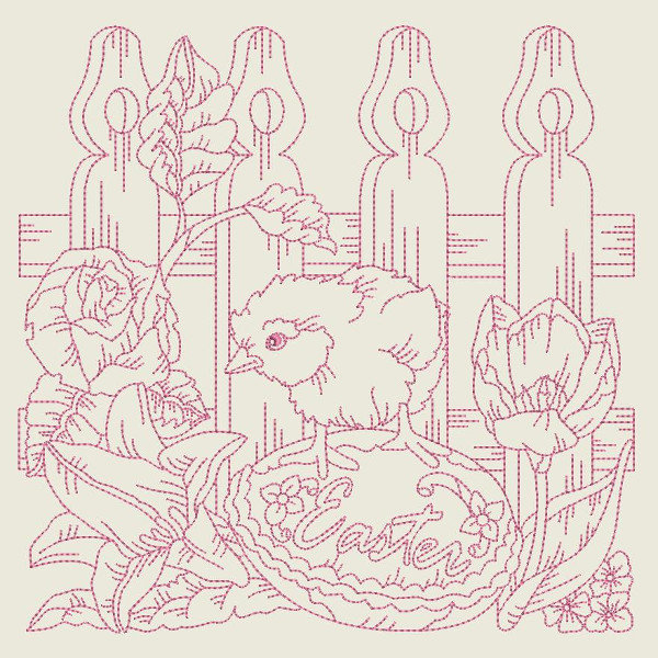 BEAUTIFUL EASTER BORDERS (4inch) - 10 Machine Embroidery Designs ...