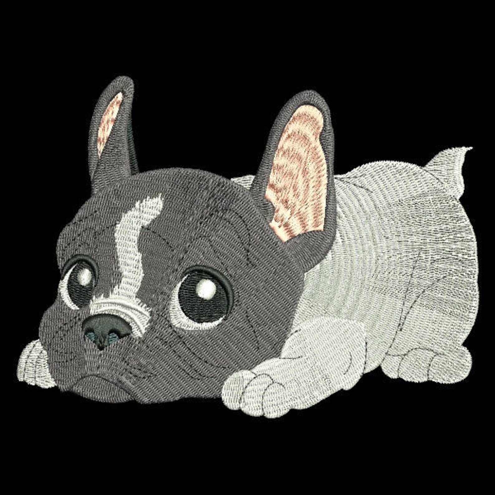 BABY FRENCHIE 6inch 10 Machine Embroidery Designs Instant - Etsy