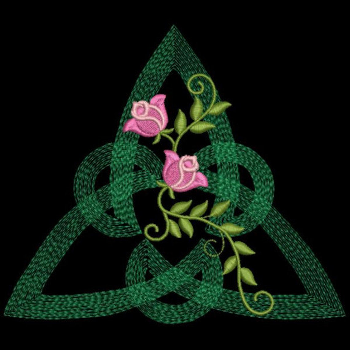 CELTIC FLOWER KNOTWORK 4inch 10 Machine Embroidery Designs | Etsy