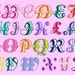 WEDDING MONOGRAM SEVEN - 78 Machine Embroidery Font Designs Instant ...