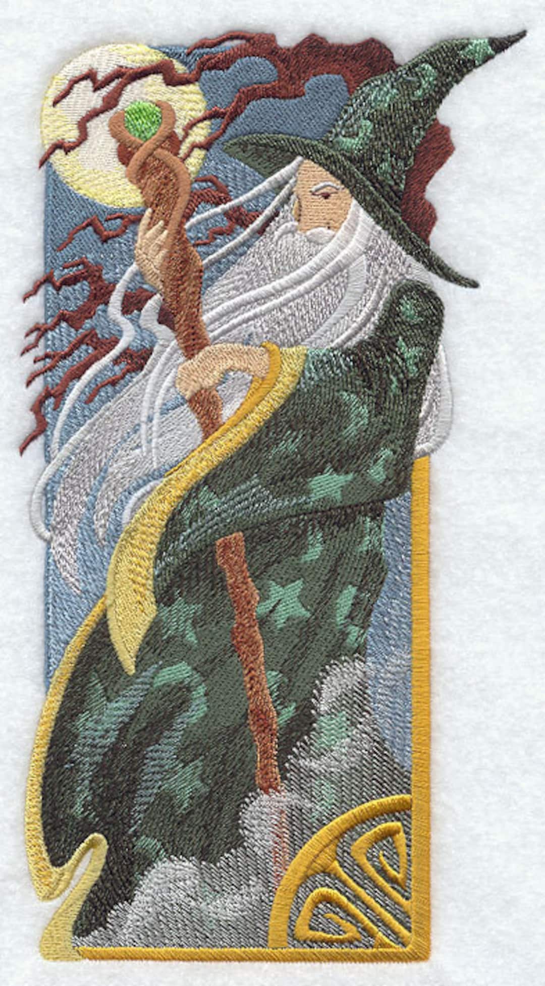 WINDY WIZARD Machine Embroidery Quilt Blocks azeb - Etsy