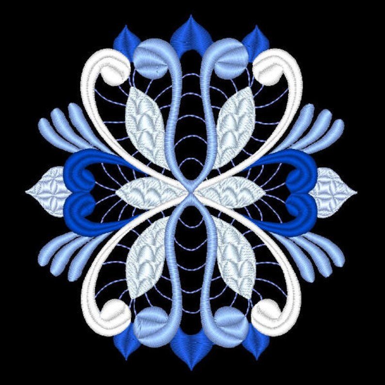 BAROQUE FANTASY (5inch) - 12 Machine Embroidery Designs Instant ...