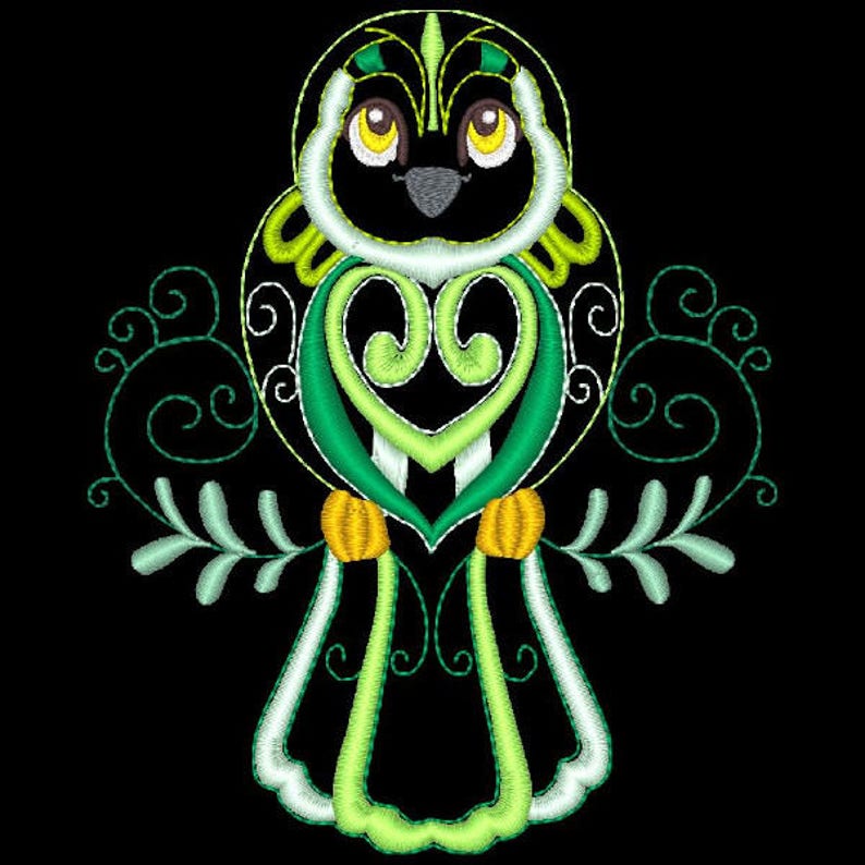 YOU WHOO (4inch) - 20 Machine Embroidery Designs Instant Download 4x4 ...