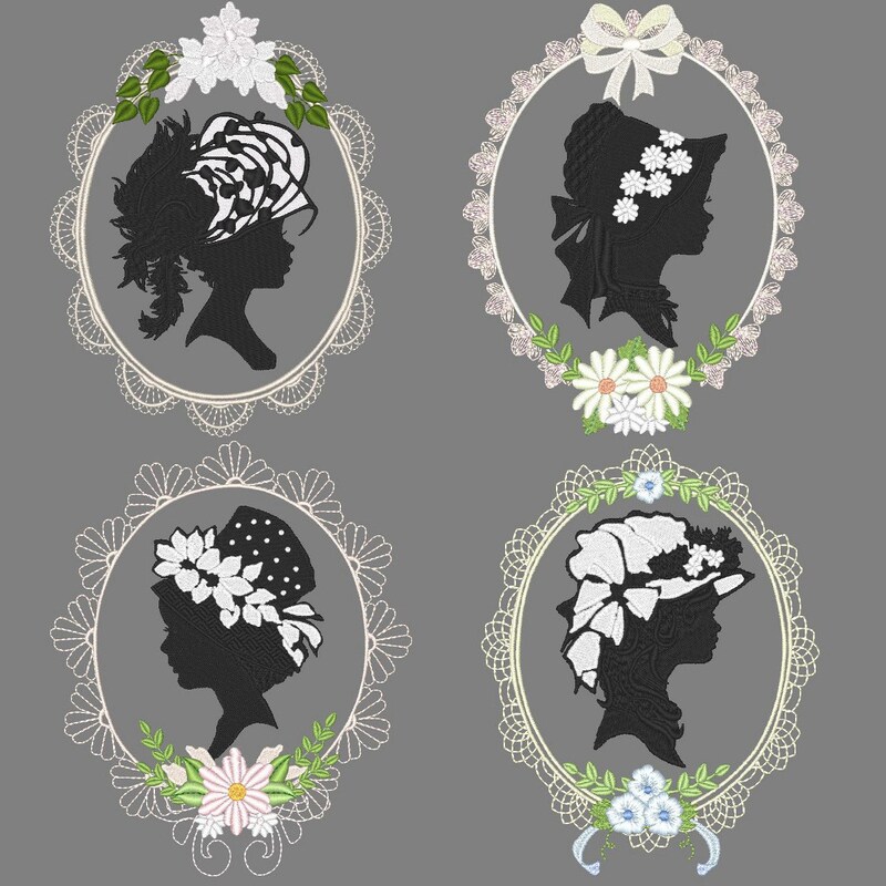 Flower Cameo Brooch - Etsy