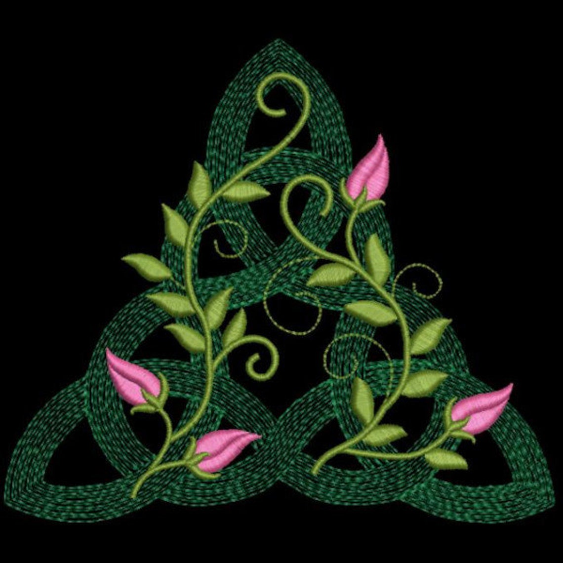 CELTIC FLOWER KNOTWORK 6inch 10 Machine Embroidery Designs | Etsy