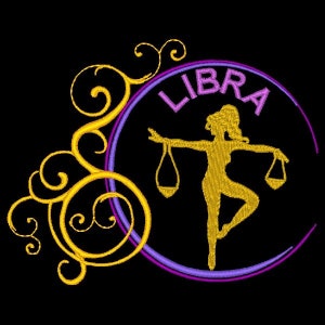 ZODIAC (4inch) - 12 Machine Embroidery Designs Instant Download 4x4 ...