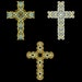 FSL ORNATE CROSSES (4inch) -10 Machine Embroidery Design Instant ...