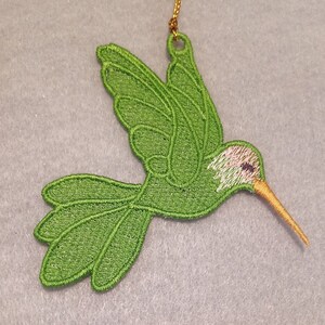 FSL PRETTY HUMMER Ornaments 3.50inch free Standing Lace 10 Machine ...