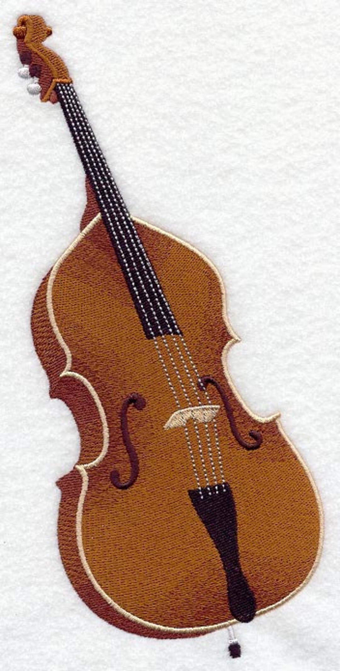 UPRIGHT BASS - Machine Embroidery Quilt Blocks (AZEB) - Etsy