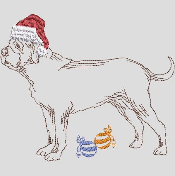 CHRISTMAS DOGGYS 6inch 12 Machine Embroidery Designs - Etsy