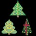 FSL CHRISTMAS TREES (5 Inch)- 10 Machine Embroidery Designs Instant ...