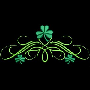 LUCKY BORDERS (6inch) - 10 Machine Embroidery Designs Instant Download ...