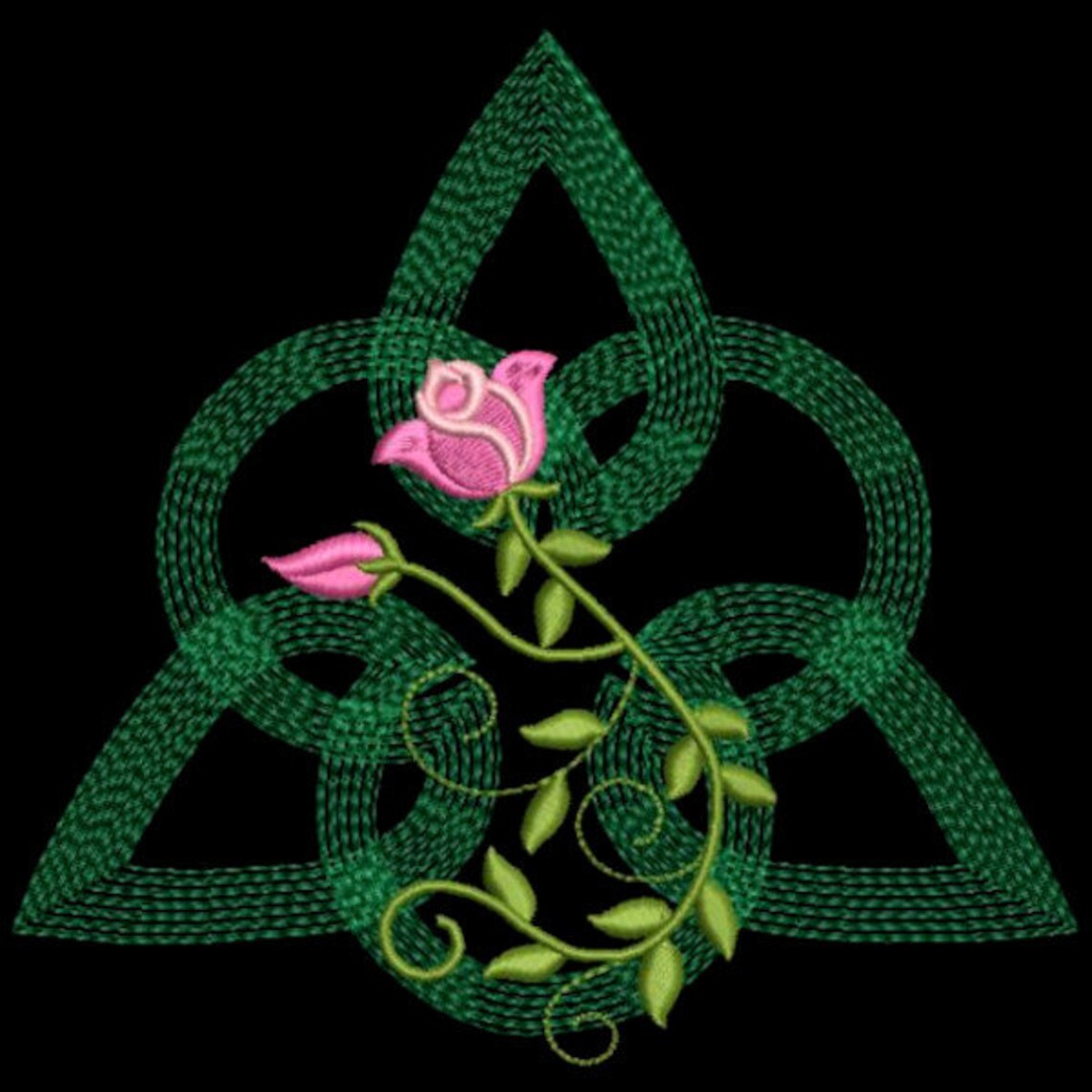 CELTIC FLOWER KNOTWORK 6inch 10 Machine Embroidery Designs | Etsy
