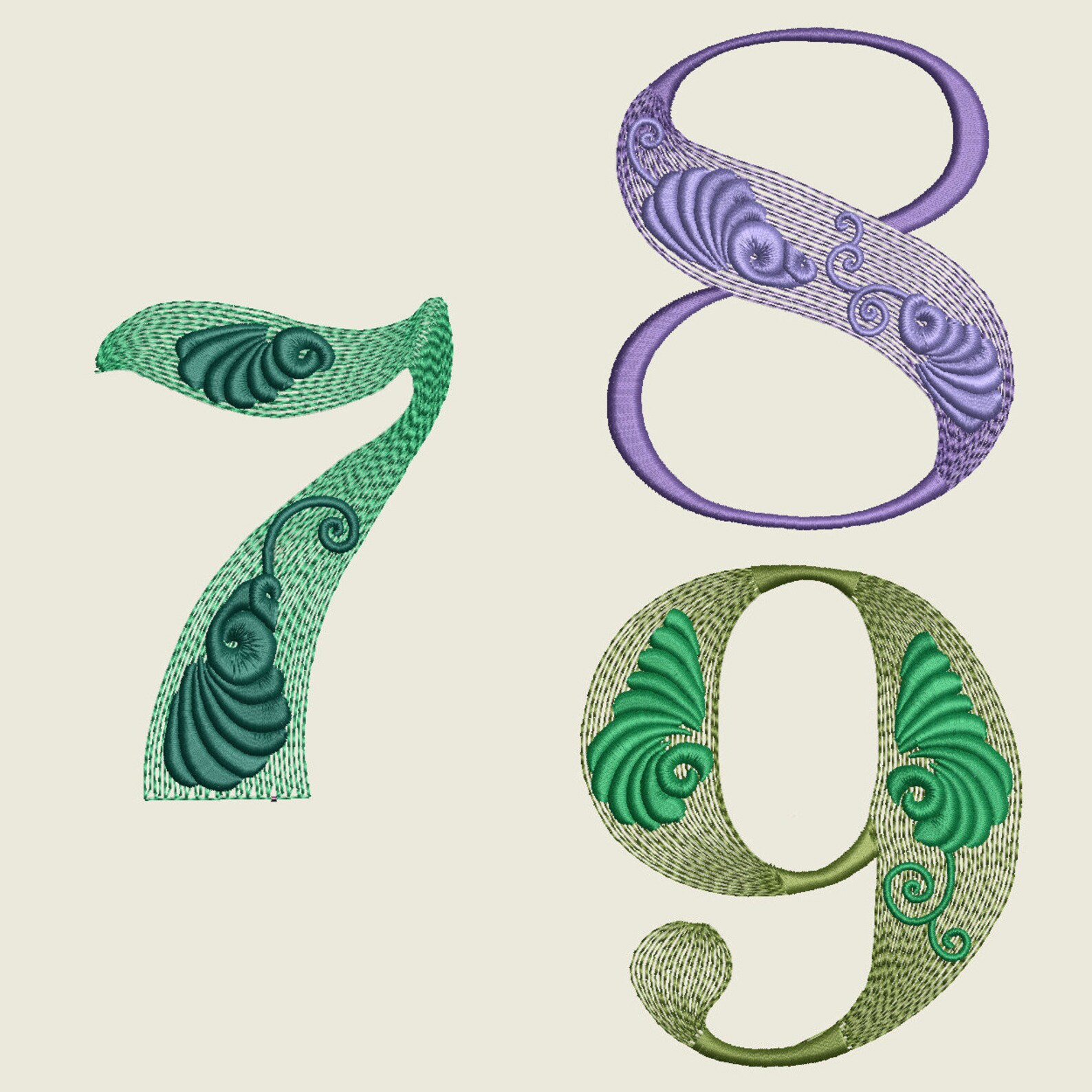 FEATHER ALPHABET and NUMBERS (3.88in)- 36 Machine Embroidery Designs ...