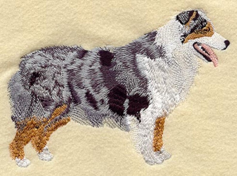AUSTRALIAN SHEPHERD Machine Embroidery Quilt Blocks azeb - Etsy Hong Kong