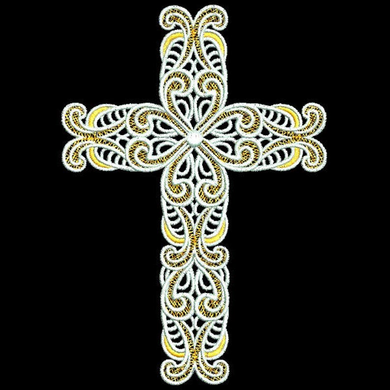 FSL ORNATE CROSSES 5inch 10 Machine Embroidery Design - Etsy