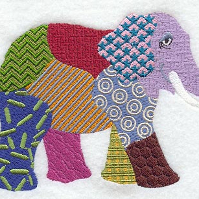 Elephant Quilt Block - Etsy
