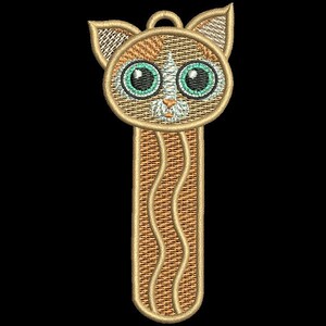 FSL CRITTER BOOKMARKS (4inch) - 10 Machine Embroidery Designs Instant ...