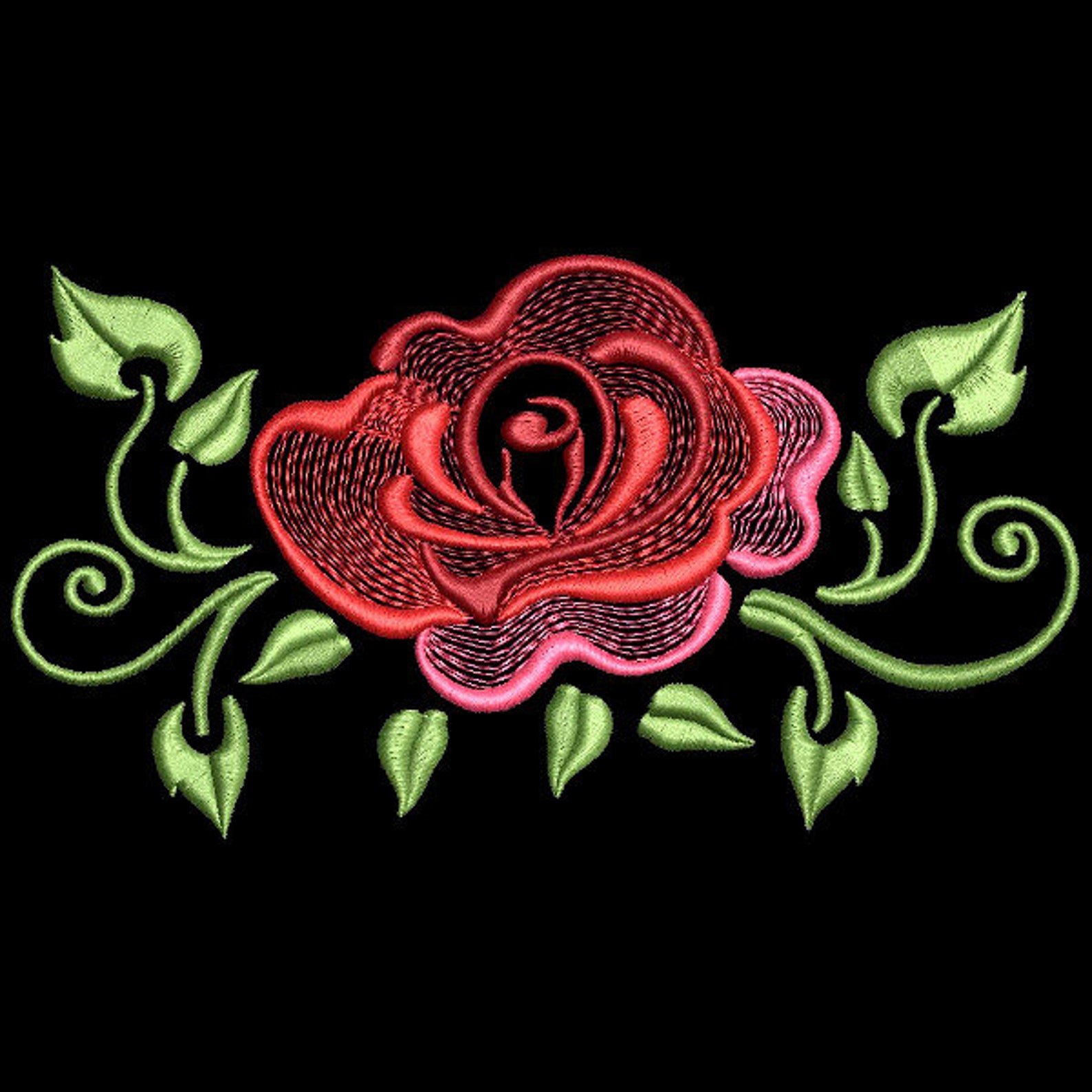 PASSION ROSES (4inch) - 10 Machine Embroidery Designs Instant Download ...