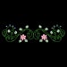 CURLY FLOWER BORDERS (5inch) - 10 Machine Embroidery Designs Instant ...