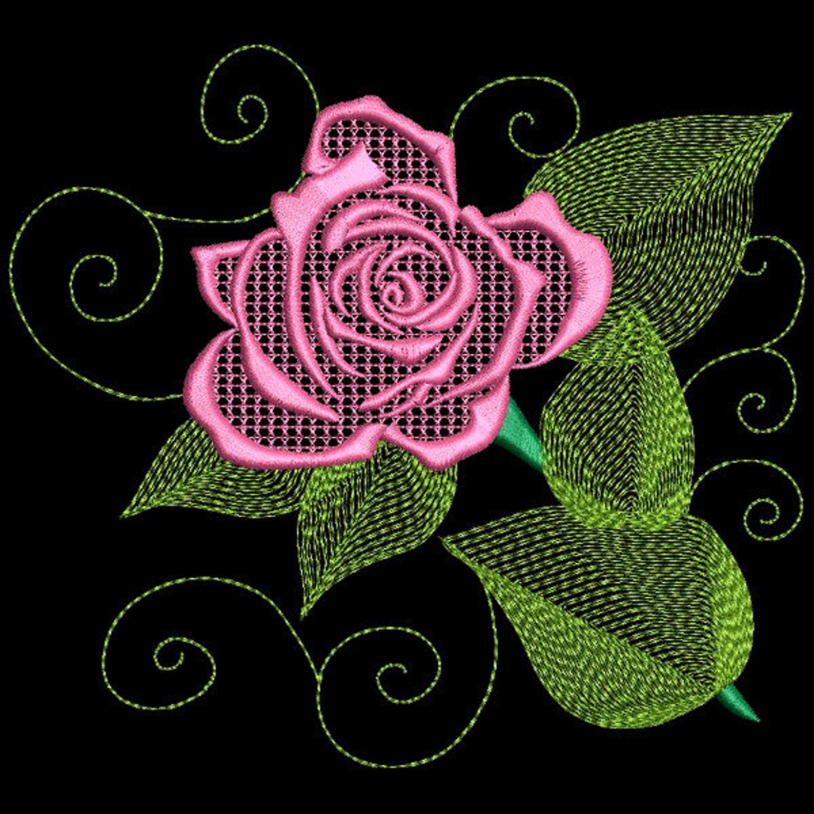 ELEGANT ROSES 4inch 10 Machine Embroidery Designs Instant | Etsy
