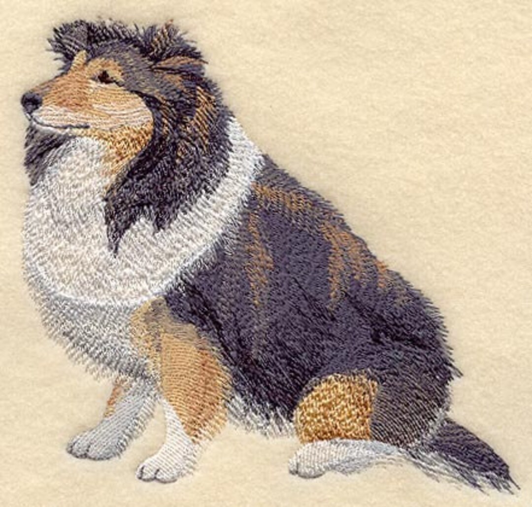SHELTIE - Machine Embroidered Quilt Blocks(azeb) - Etsy