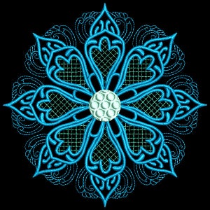 BLOOMING MEDALLIONS (4inch) - 12 Machine Embroidery Designs Instant ...