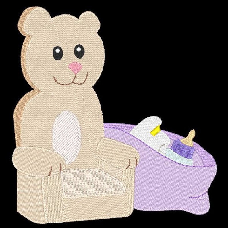 BABY NURSERY DESIGNS 5inch 10 Machine Embroidery Designs | Etsy